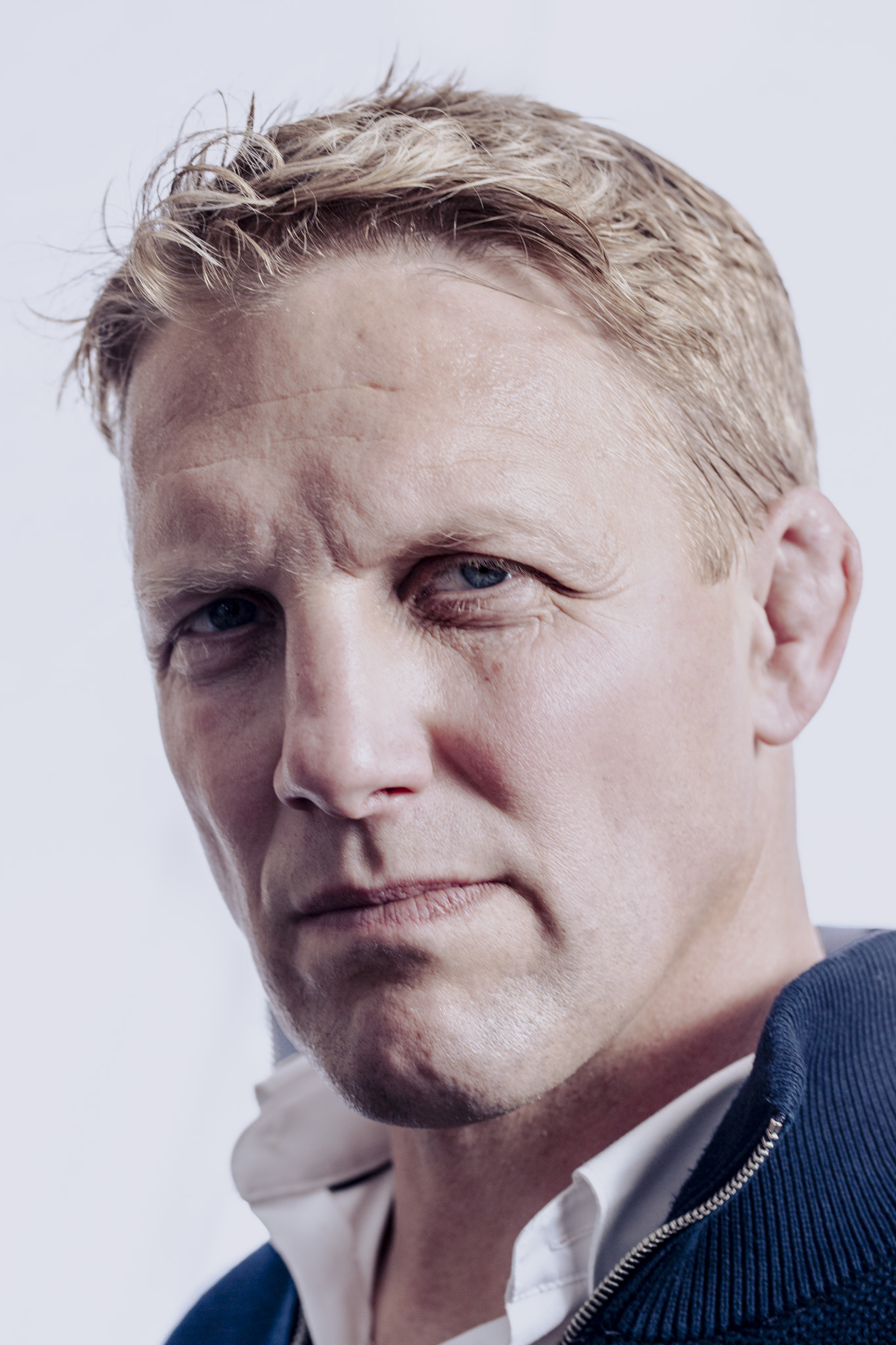 Lewis Moody MBE portrait of the English rugby union player